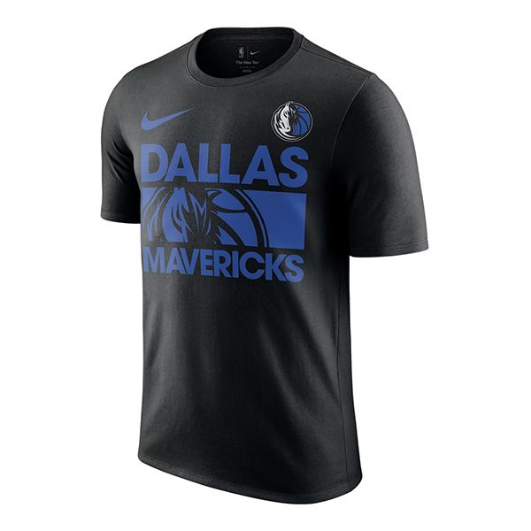 NBA DALLAS MAVERICKS COURTSIDE T-SHIRT 'BLACK'