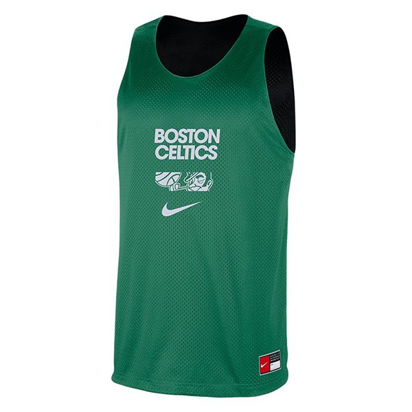 NBA BOSTON CELTICS COURTSIDE MESH PRACTICE JERSEY FIELD 'GREEN/BLACK'