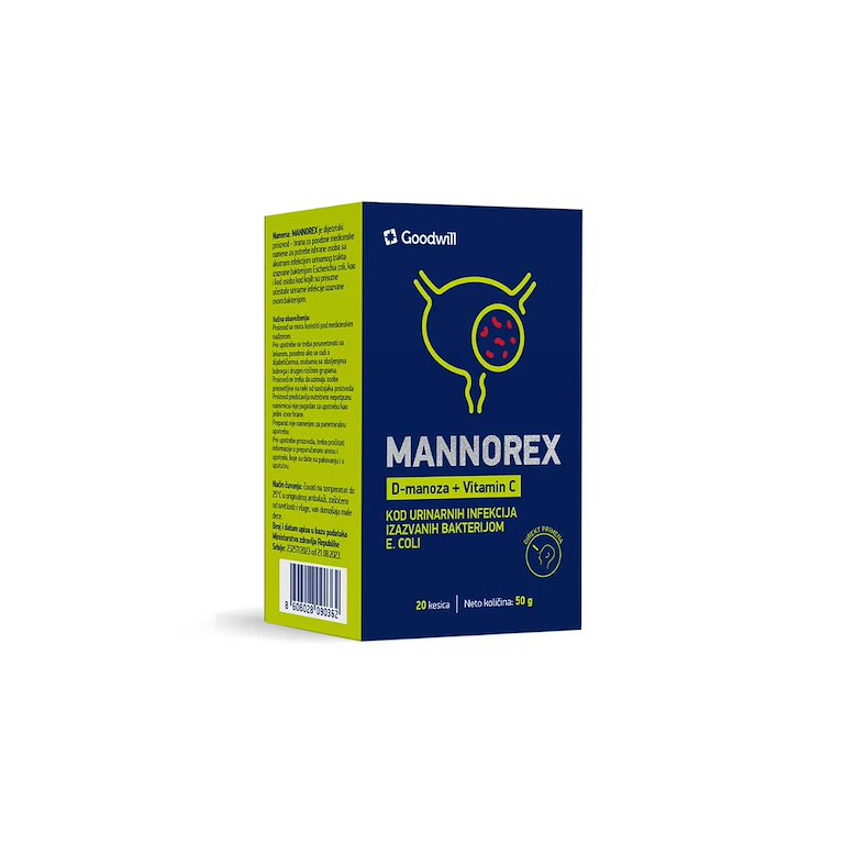 Goodwill MANNOREX Granule 20 Kesica; Urinarne Infekcije; Ešerihija Koli