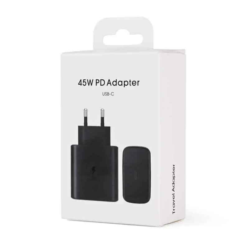 Kucni punjac PD Fast charger 45W za Samsung CE crni