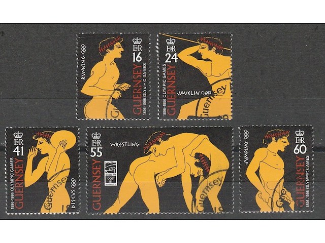 Guernsey - 1996 - Ancient Greek Athletes