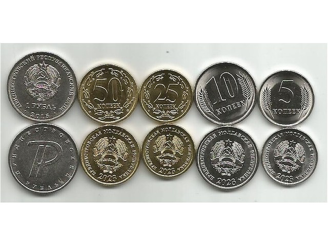 Transnistria 2015/23. UNC set kovanica