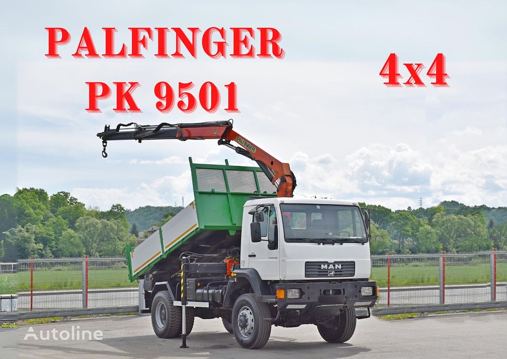 MAN LE 18.280 Kipper 3,70 m + PK 9501 /4x4 kiper