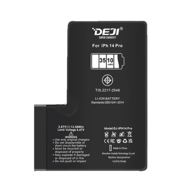 Baterija DEJI (Bez IC konektora) za iPhone 14 Pro (3510 mAh) HC