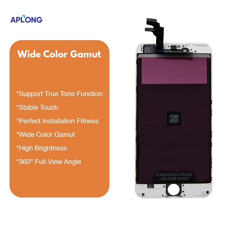 LCD za IPhone 6 Plus + touch screen beli APLONG (Wide color gamut)