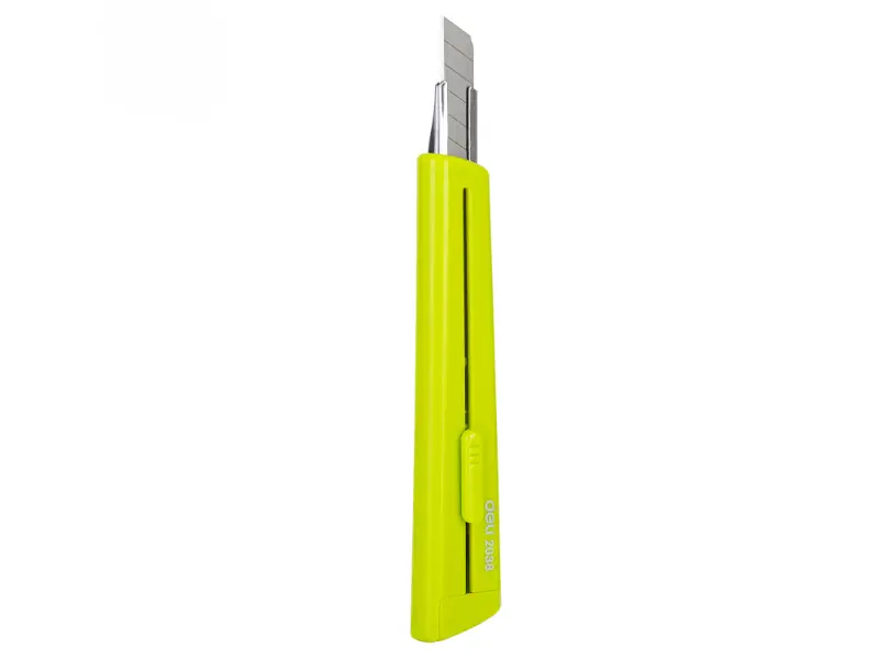 DELI Skalpel sa metalnom vođicom E2038, 9mm, Zeleni
