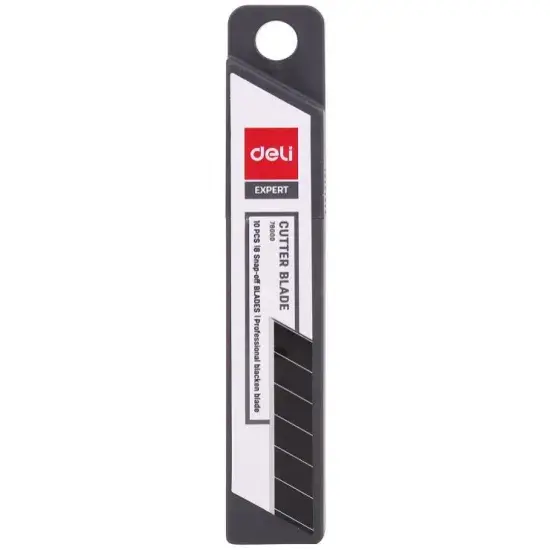 DELI Rezervna sečiva za skalpel Black, 18mm