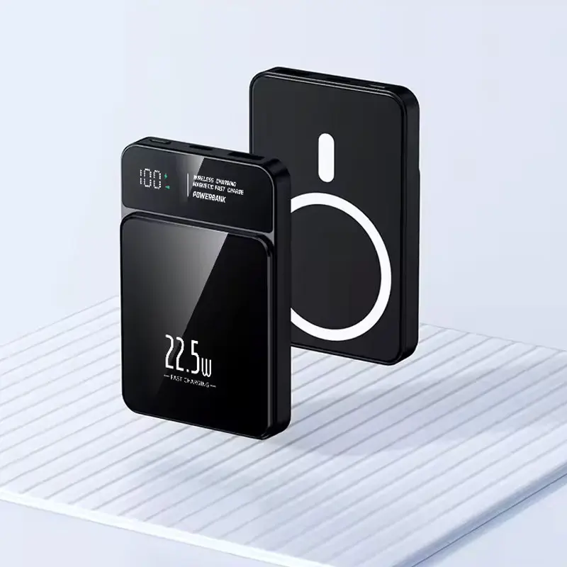 Power Bank Mag Charger 22,5W 10000 mAh ljubicasta