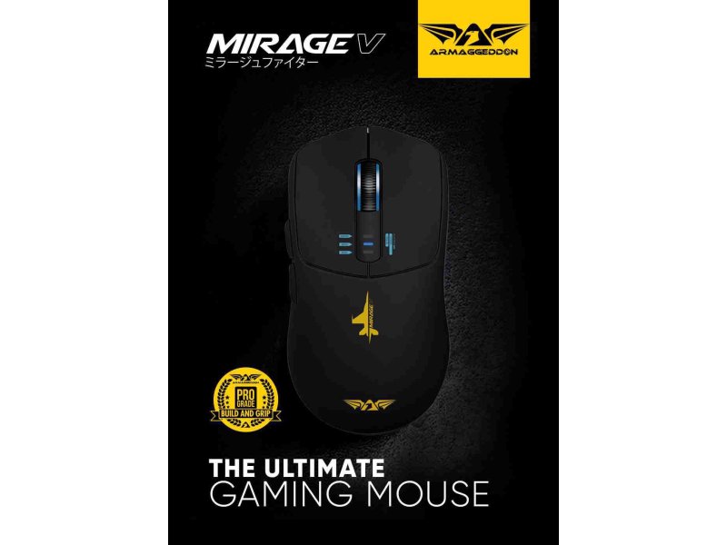 ARMAGGEDDON MIRAGE V WIRELESS/BT GAMING MOUSE BLACK