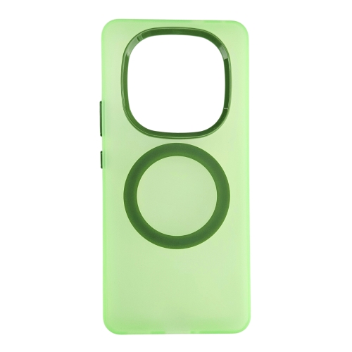 SILIKONSKA FUTROLA MAGSAFE FLURO COLOR XIAOMI REDMI NOTE 14 PRO+ 5G ZELENA
