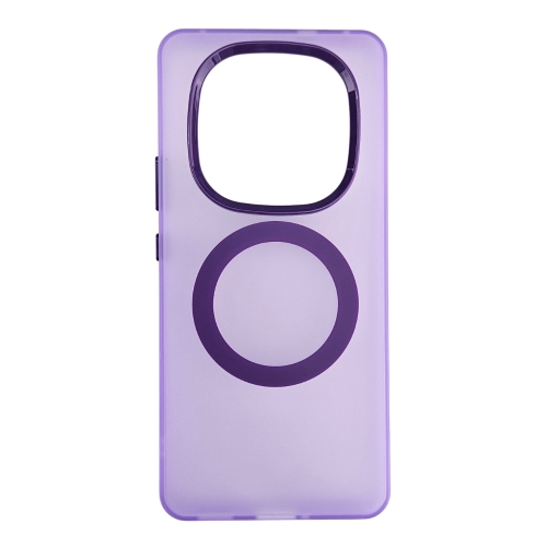 SILIKONSKA FUTROLA MAGSAFE FLURO COLOR XIAOMI REDMI NOTE 14 PRO+ 5G LJUBIČASTA