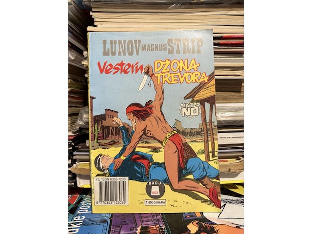 Lunov Magnus Strip Mister No 803 -Vestern Džona Trevora