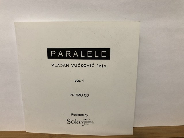 Vladan Vučković Paja ‎– Paralele Vol. 1 Promo CD