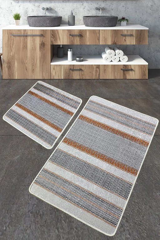 L'essentiel Maison Set 2 prostirke za kupatilo Šareni