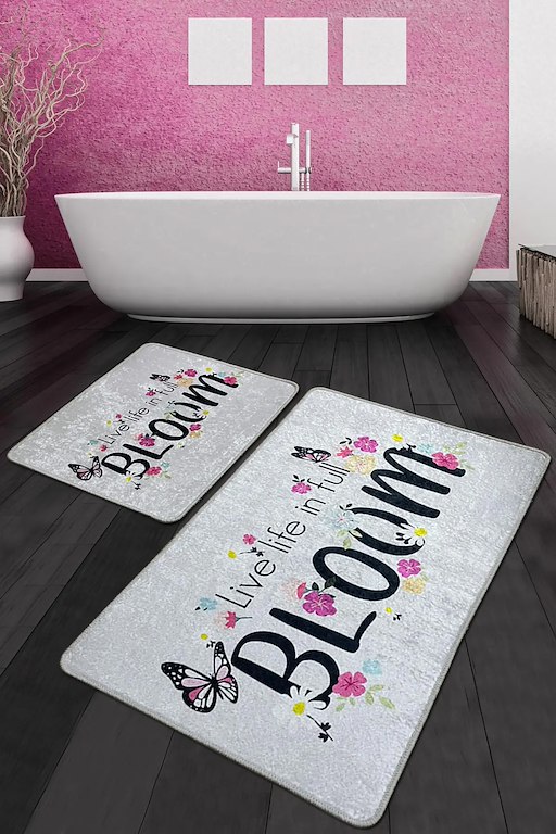 L'essentiel Maison Set 2 prostirke za kupatilo Šareni