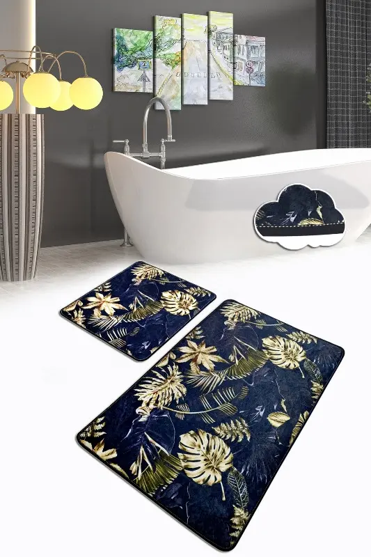 L'essentiel Maison Set 2 prostirke za kupatilo Šareni