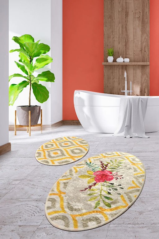 L'essentiel Maison Set 2 prostirke za kupatilo Šareni