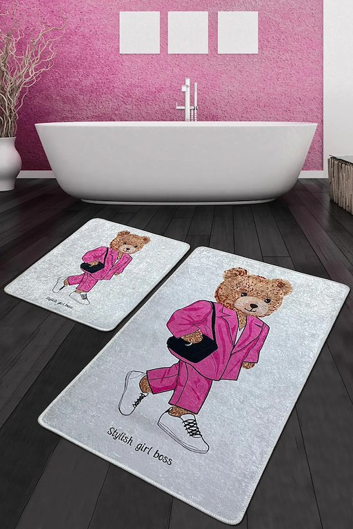 L'essentiel Maison Set 2 prostirke za kupatilo Šareni