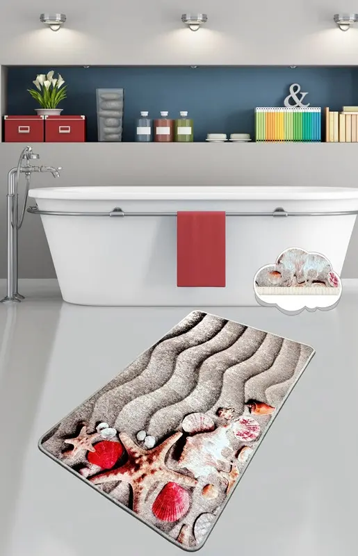 L'essentiel Maison Prostirka za kupatilo 70x120cm Šarena