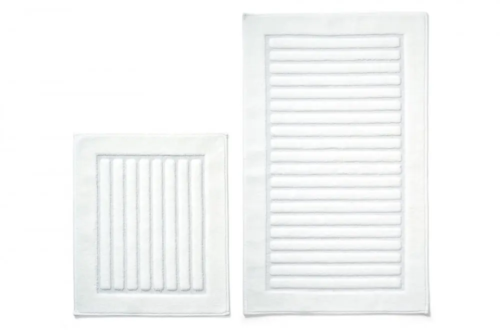 L'Essentiel Maison COTTONKT000053 Kupatilski otirač, 2 komada, Beli