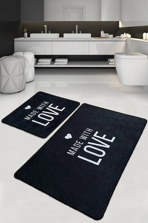 L'essentiel Maison Set 2 prostirke za kupatilo Šareni