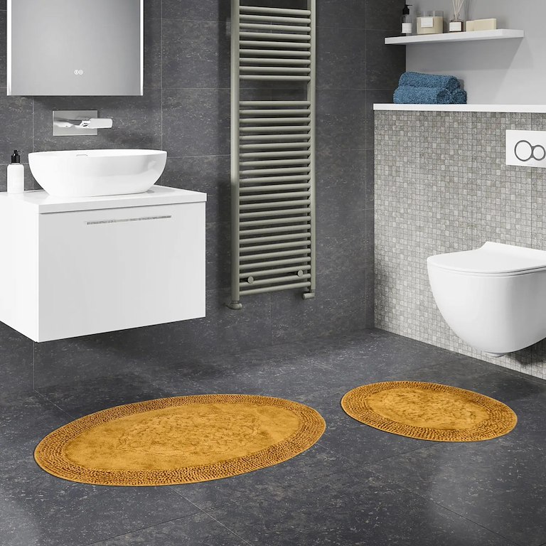 L'essentiel Maison Set 2 prostirke za kupatilo Kaki