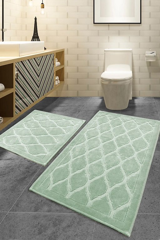 L'essentiel Maison Set 2 prostirke za kupatilo Mint