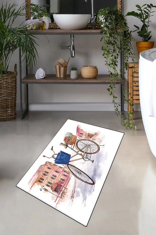L'essentiel Maison Prostirka za kupatilo 70x120cm Šarena