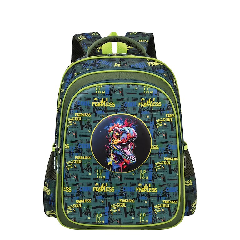 S-Cool Ranac sa ojačanim leđima 3D Eva Dino SC2996, 42x30x22cm, Zeleno-plavi