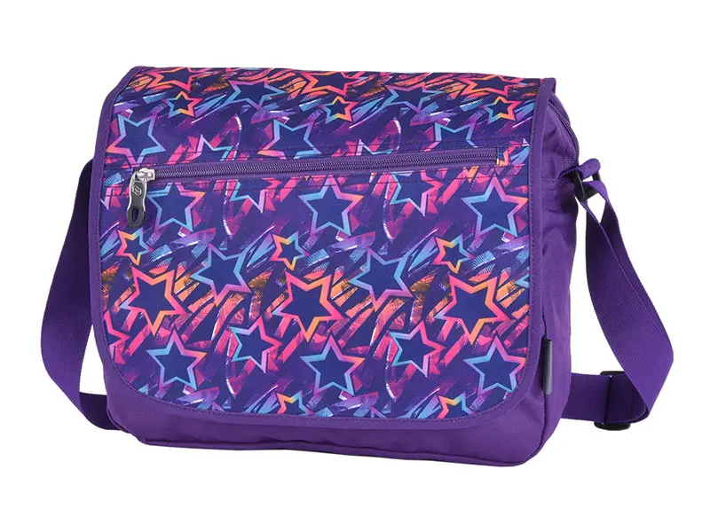 PULSE Torba na rame Violet Star, Ljubičasta