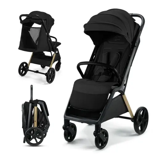 KINDERKRAFT Kolica za bebe Loom INK, Crna