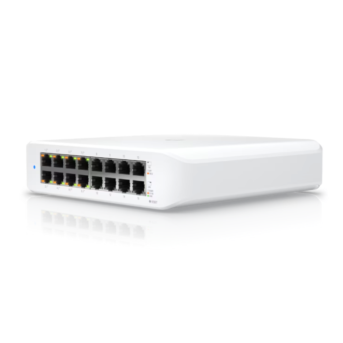Ubiquiti LAN USW Lite 45W 16-portni PoE switch
Ubiquiti LAN USW Lite 45W 16-portni PoE switch