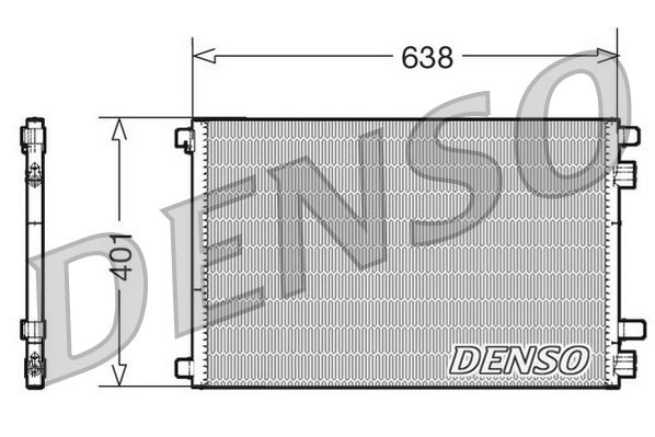 Hladnjak klime, kondenzator DENSO DCN23012