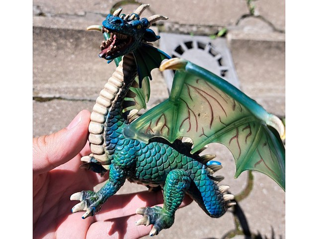 Green Winged Dragon World of Knights 2003 Schleich