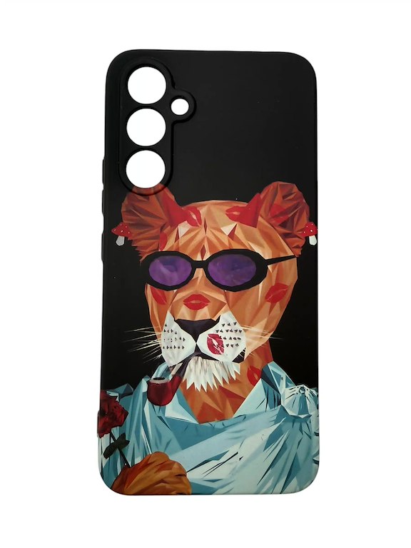 Maska Svetleca print za Samsung A54 lion