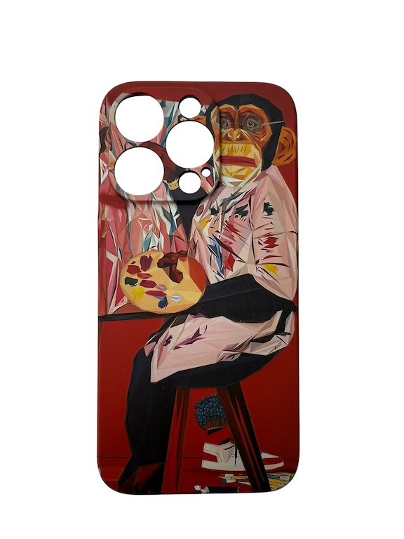 Maska Svetleca print za iPhone 15 pro monkey