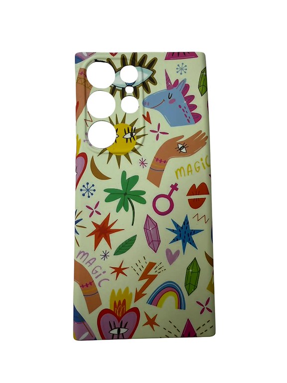 Maska Svetleca print za Samsung S23 ultra magic