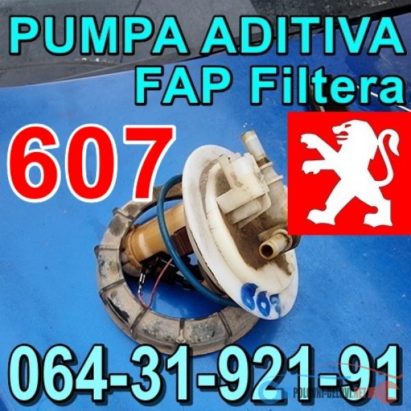 Polovni Delovi Za Peugeot 607 PUMPA ADITIVA FAP Filtera Razni Delovi