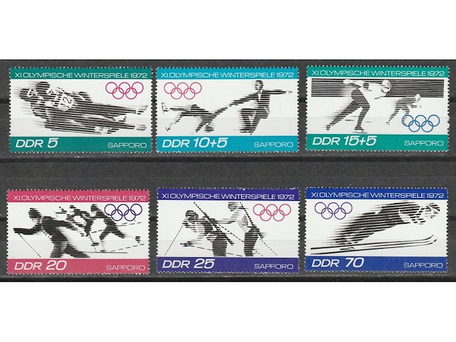 DDR - 1971 - Winter Olympic Games 1972-Sappor - MNH