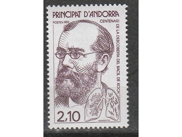 Andorra - 1982 - Robert Koch - MNH