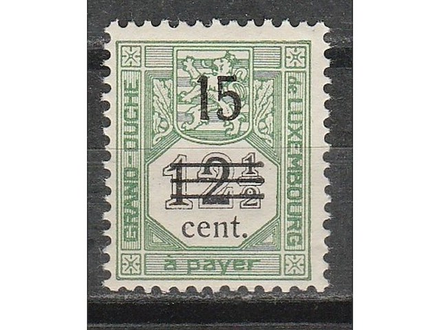 Luksemburg - 1920 - Coat of Arms of Luxembourg - MNH