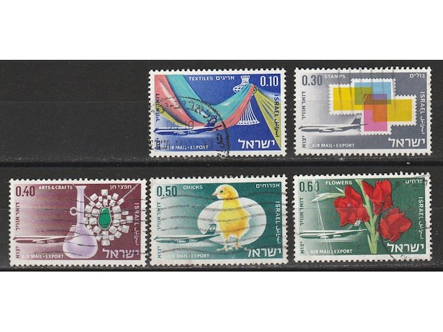 Israel, Izrael - 1968 - Israeli Export Airmails