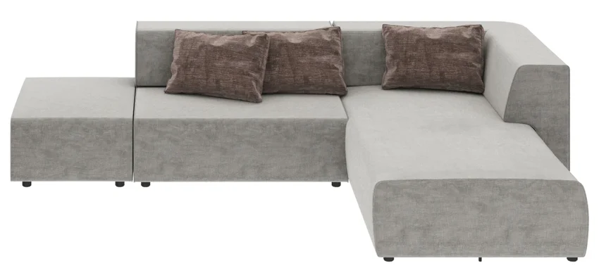Ugaona sofa Infinity sa lenjivcem Vegas Grey