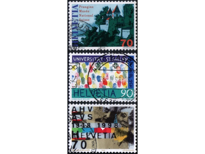 kt673b 10.mar1998 Helvetia Mi1640-2(-o-)