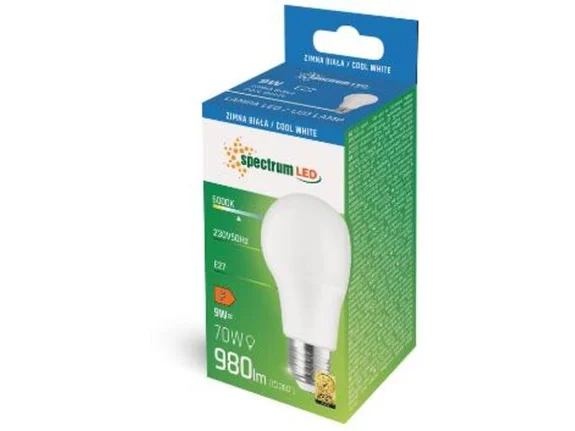 Spectrum LED Sijalica E27 9W 6000K WOJ 14612