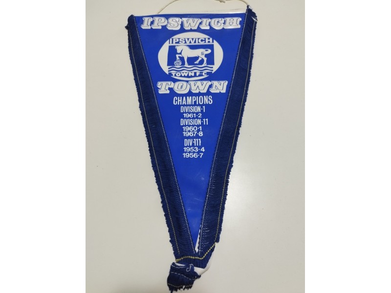 Ipswich Town F.C. `60s Vintage Zastavica
