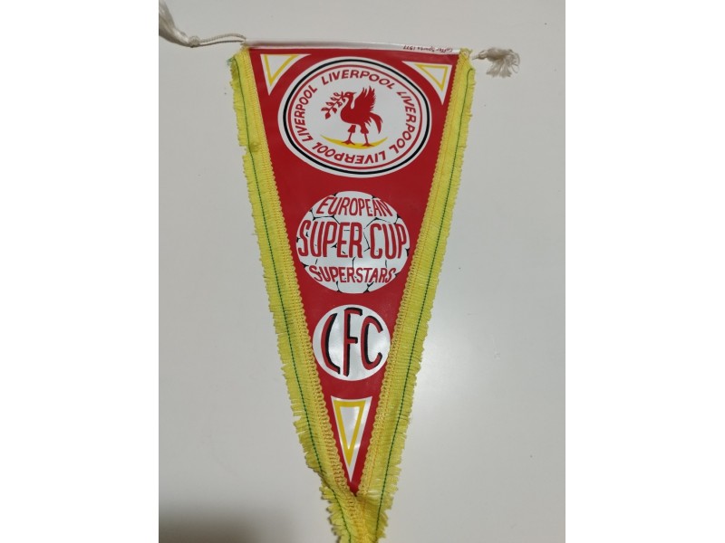 Liverpool European Super Cup 1977. Vintage