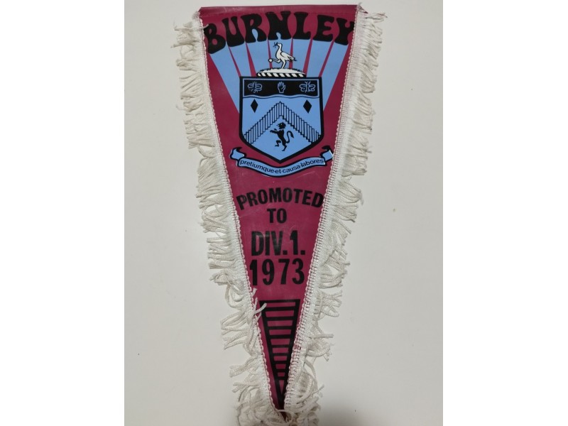 Burnley FC Promoted to Div. 1973 Vintage