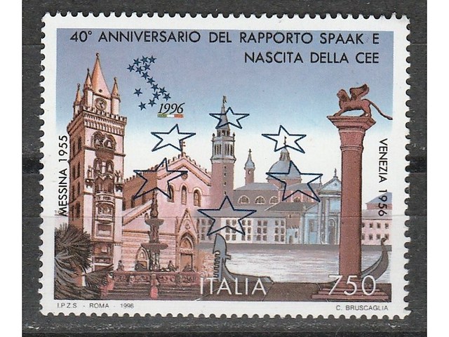 Italy, Italija-1996-European Economic Community EEC-MNH