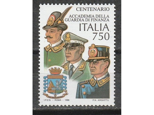 Italy, Italija-1996-Academy of Excise Guards-MNH